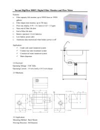 DigiFlow Meter 8000T-G, 0.45 -4.10 gpm, 3/8 fpt – Fresh Water Systems
