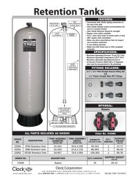 Clack C2250 RT40 Retention Tank 40 Gal – Fresh Water Systems
