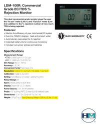 HM Digital LDM-100R Commercial Grade Dual Line EC/TDS Monitor – Fresh ...